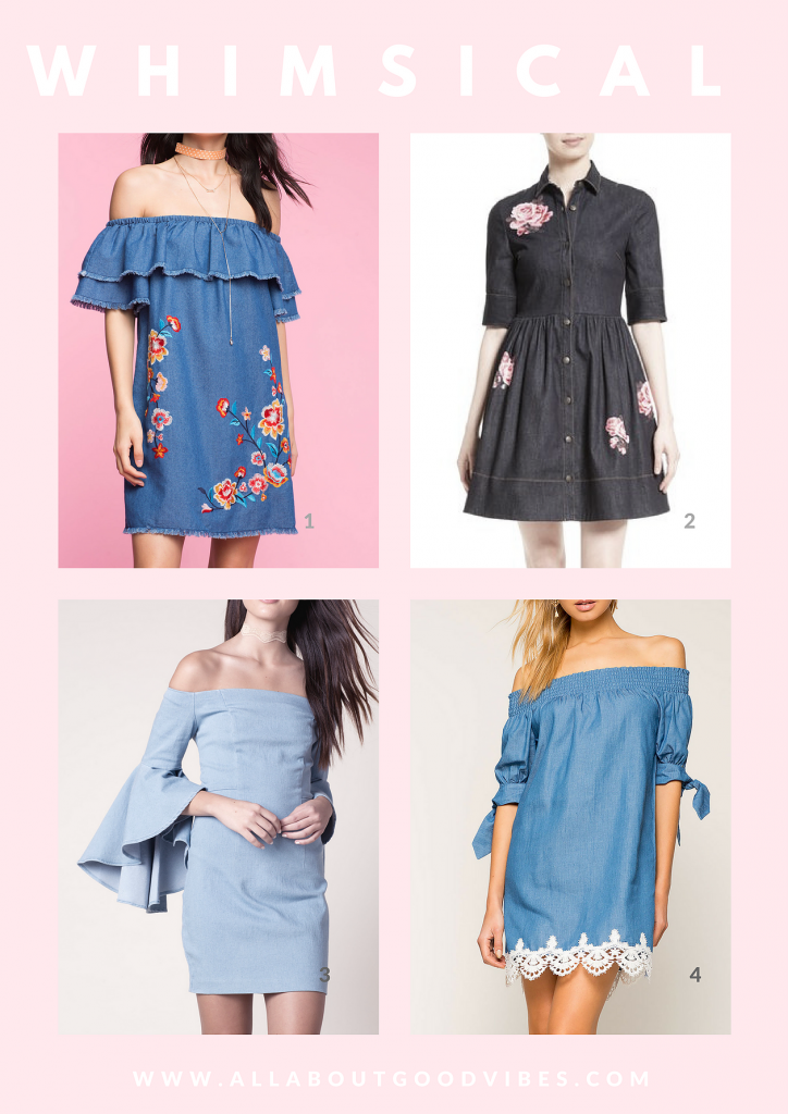 Denim Dress For Your Fashion Personality Type - All About Good Vibes