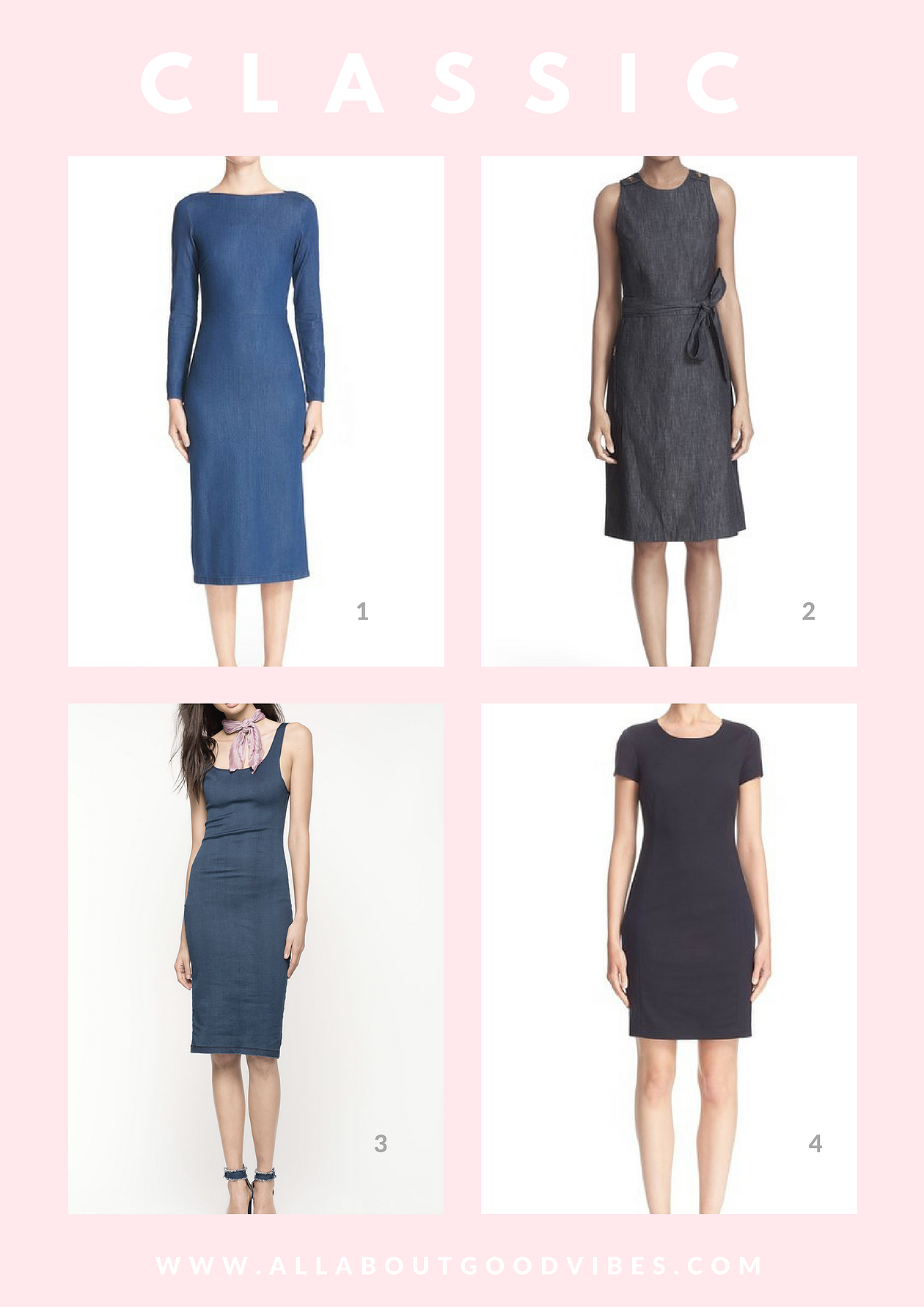 Denim Dress For Your Fashion Personality Type - All About Good Vibes