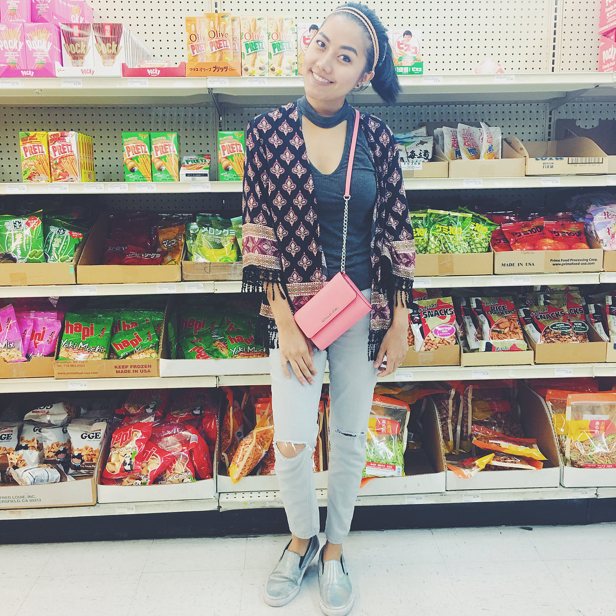 7 Days 7 Outfits | Day 6 Snacks Shopping Day - All About Good Vibes