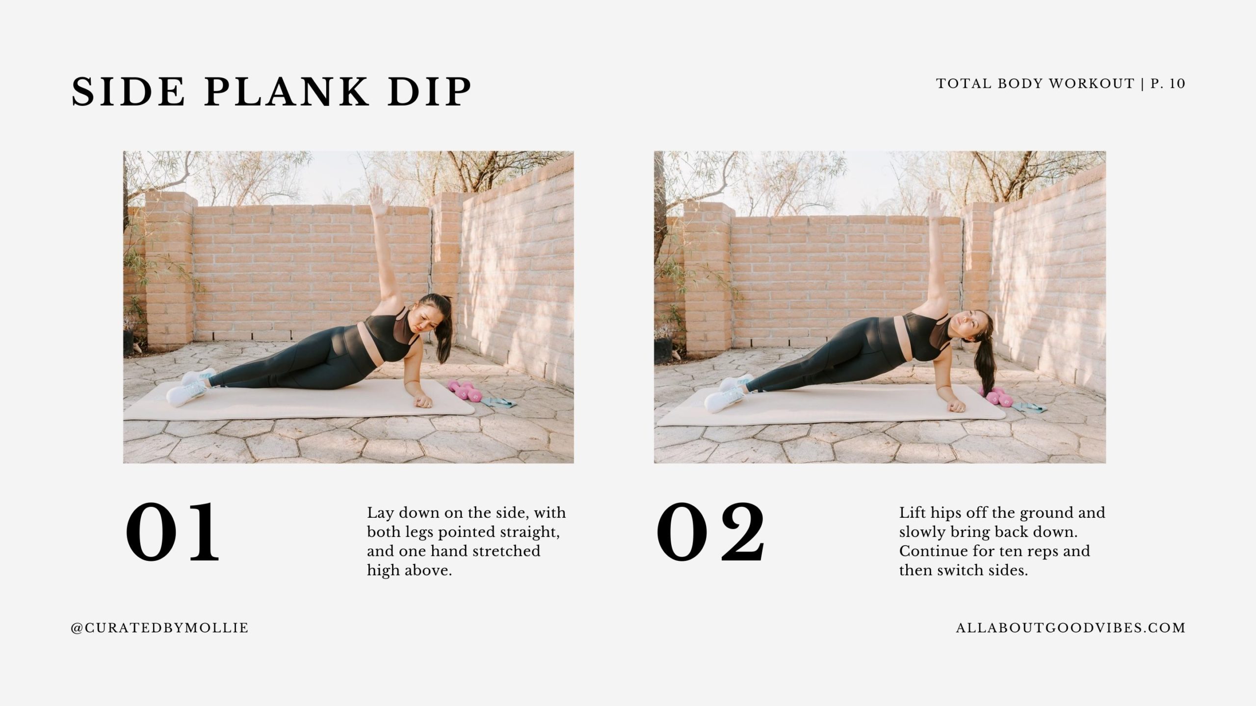 10 Minute Total Body Workout-11 | All About Good Vibes