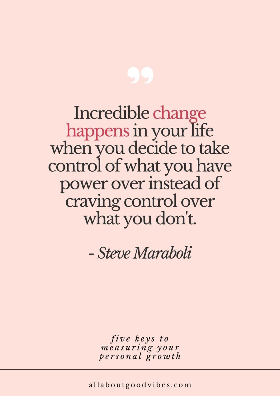 Five Simple Keys to Measuring Your Personal Growth - All About Good Vibes
